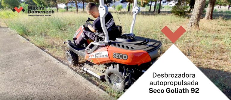 Desbrozadora autopropulsada Seco Goliath 92 | Maxim Domenech